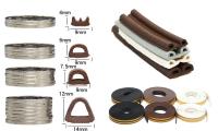 China Door Seal D-Type Strip Weather Stripping for Self Adhesive Foam Doors and Windows for sale