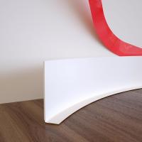 China Sample 5-7days Flexible Baseboard Peel and Stick Vinyl Wall Base Cove Base Self-Adhesive for sale