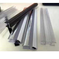 China Clear Swing Vertical Magnetic Glass to Glass Shower Door Seal for Inline Pvc Frameless Screen for sale