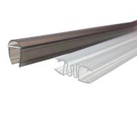 China Clear Swing Vertical Magnetic Glass to Glass Shower Door Seal for Inline Pvc Frameless Screen for sale
