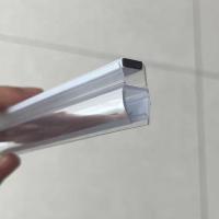 China Clear Swing Vertical Magnetic Glass to Glass Shower Door Seal for Inline Pvc Frameless Screen for sale