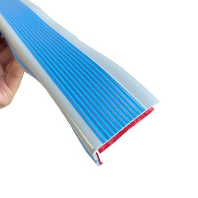 China Non Slip Rubber Stair Nosing Edge Trim Strips For Interior Exterior Decoration for sale