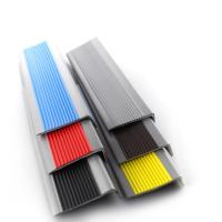 China Non Slip Rubber Stair Nosing Edge Trim Strips For Interior Exterior Decoration for sale