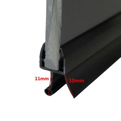 China 20-90 Shore Hardness Waterproof Shower Door Sealing Strips for Customized Glass Doors for sale