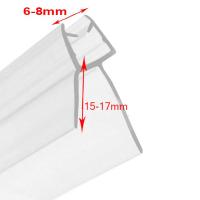 China 20-90 Shore Hardness Waterproof Shower Door Sealing Strips for Customized Glass Doors for sale