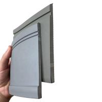 China Scratch Resistant PVC Skirting Trim Molding for Flexible Vinyl Baseboard 4