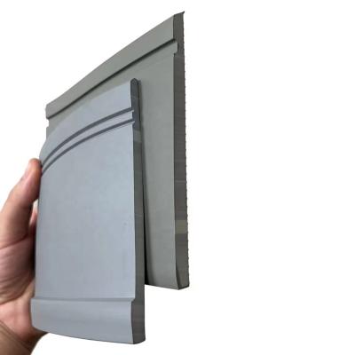 China Scratch Resistant PVC Skirting Trim Molding for Flexible Vinyl Baseboard 4