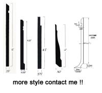 China Scratch Resistant PVC Skirting Trim Molding for Flexible Vinyl Baseboard 4