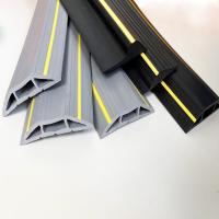 China Garage Ground Seal Rubber Weatherstrip for Width Range 50-220mm and 55-65 Shore A Hardness for sale