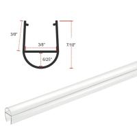 China Plastic Modling Type Extruding Shower Door Strip Seals Bathroom Screen PVC Seal Strip for sale