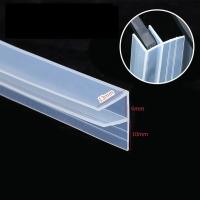China Customizable Length 2M/PC or 2.5M/PC F-shaped PVC Shower Door Glass Seal for Bathroom for sale