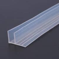 China Customizable Length 2M/PC or 2.5M/PC F-shaped PVC Shower Door Glass Seal for Bathroom for sale
