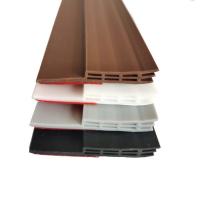 China Anti-wind Dustproof Door Seal Strip with White Brown Black Gray or Transparent Options for sale