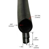 China Cutting Service Slot PVC TPE Silicone Rubber Wood Door or Window Bulb Weatherseal Manufacture for sale