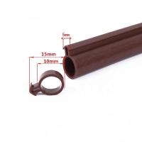 China Cutting Service Slot PVC TPE Silicone Rubber Wood Door or Window Bulb Weatherseal Manufacture for sale