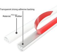 China 9*6mm Silicone Rubber Door Weather Stripping for Wooden Exterior Glass Door and Window for sale