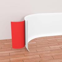 China Flexible Baseboard Molding Trim 4 Inch x 20 Feet Extrusion Process Glossy Finish for sale