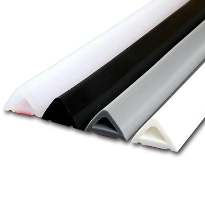 China Silicone Water Retaining Strip Collapsible Threshold for Shower Room and Bathroom for sale