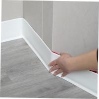 China 2'' to 6'' Height Manufactured Flexible Vinyl Wall Cove Base Adhesive Rubber Baseboard for sale