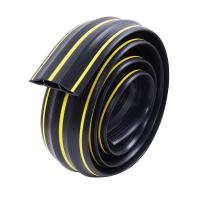 China Say Goodbye to Water and Debris with PVC Yellow Line Garage Door Threshold Sealing Strip for sale