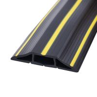China Say Goodbye to Water and Debris with PVC Yellow Line Garage Door Threshold Sealing Strip for sale