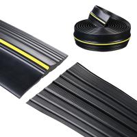 China Flexible PVC Garage Flood Stop Water Barrier Threshold Seal Strip with Self-Adhesive for sale