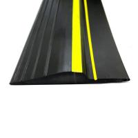 China Non-Slip and Durable PVC Rubber Garage Door Sealing Strip with Hardness 50-60 Shore A for sale