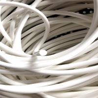China Round Black White Silicone Foam Sealing Strip with Diameter 1-12mm for sale