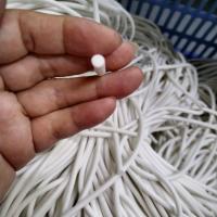 China Round Black White Silicone Foam Sealing Strip with Diameter 1-12mm for sale