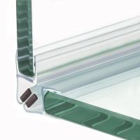China Shower Door Bottom Seal Strip with 20-90 Shore Hardness and Transparent Design for sale