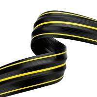 China EPDM Weatherproof Easy Cut Replacement Strip with Black Yellow Line Color for sale