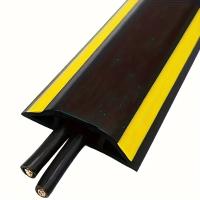 China EPDM Weatherproof Easy Cut Replacement Strip with Black Yellow Line Color for sale