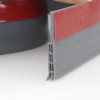 China Brown TPE Door Draft Stopper for Under Door Bottom Seal Strip Home Weather Stripping for sale
