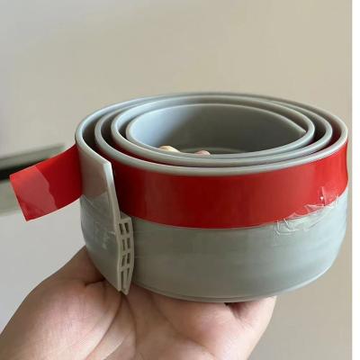 China Silicone Under Door Draft Sweep Stopper Noise Weather Stripping for 50mm Height Doors for sale