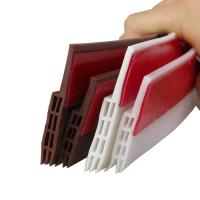 China Silicone Under Door Draft Sweep Stopper Noise Weather Stripping for 50mm Height Doors for sale