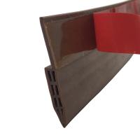 China Interior Wooden Doors Seal Strip Door Sweep Draft Stopper with Adhesive Tape Extrusion for sale