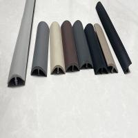 China Learning Table Bag Desk PVC Plastic Edge Banding 18mm T-shaped Hardness 40-90 Shore A for sale