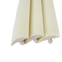 China PVC T Shaped Curved Table Edge Wrapping Strip With Hardness 40-90 Shore Custom Color for sale