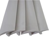 China PVC T Shaped Curved Table Edge Wrapping Strip With Hardness 40-90 Shore Custom Color for sale
