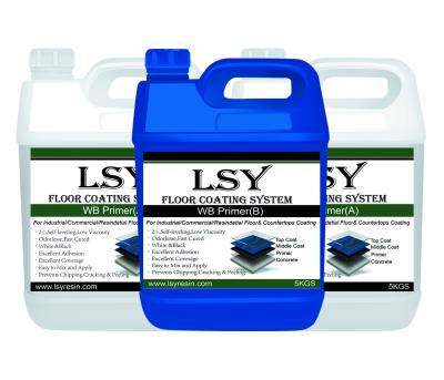 China 2:1 Waterborne Epoxy Primer for Floor and Countertops Coating for sale