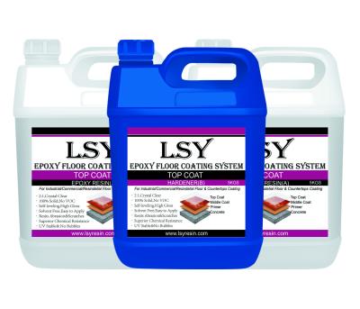 China 2:1 Crystal Clear Epoxy Top Coat for Floor and Countertops Coating for sale