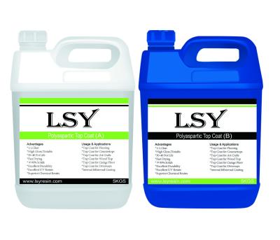 China 1:1 Polyaspartic Top Coat for Floor and Countertops Coating for sale
