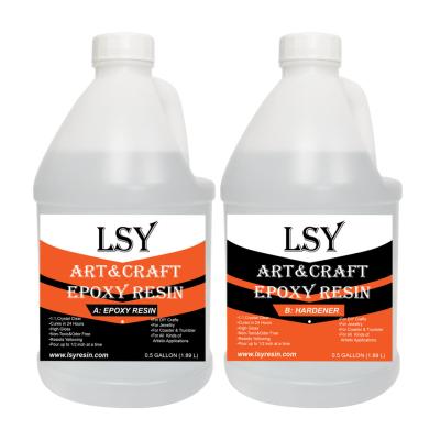 China LSY 1 Gallon (3.78 L) Art & Craft Epoxy Resin Kit for sale