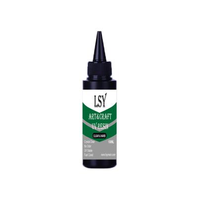 China LSY 100g/100ml Clear UV Resin Glue Crystal Curing Epoxy For DIY Handmade Hard Resin for sale