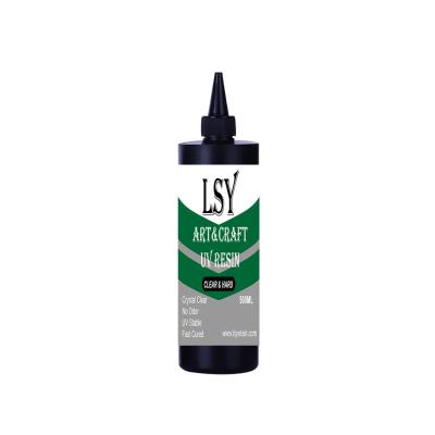 China LSY 500g/500ml Transparent Ultraviolet Curing Epoxy Resin for DIY Jewelry Making and DIY Crafts for sale
