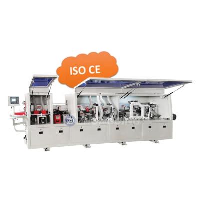 China PVC MDF CNC Edge Banding Machine Automatic Woodworking Board Cutting And Edging Edge Bander Machinery For Furniture Trimming for sale