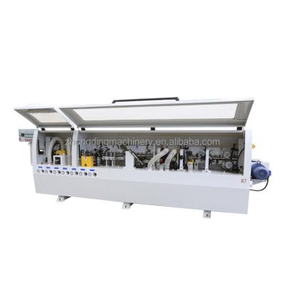 China Full Automatic Woodworking Wood Furniture Pvc Veneer Corner Rounding Trimming Edge Banding Machine for sale