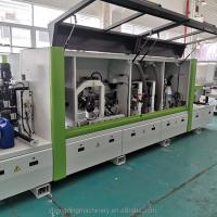 China edge banding machinery woodworking full automatic mdf board wood furniture pvc edge banding machine for sale