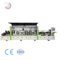 China Automatic edge banding machine wooden  PUR  EVA double glue pot edge banding machine for sale