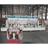 China Edge Bander Machine Slotting Function Grooving Fully Automatic Woodworking Edge Banding Machine for sale